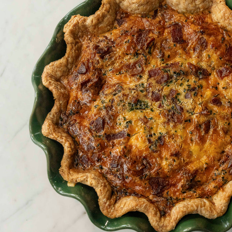 Bacon Cheddar Quiche – Magnolia