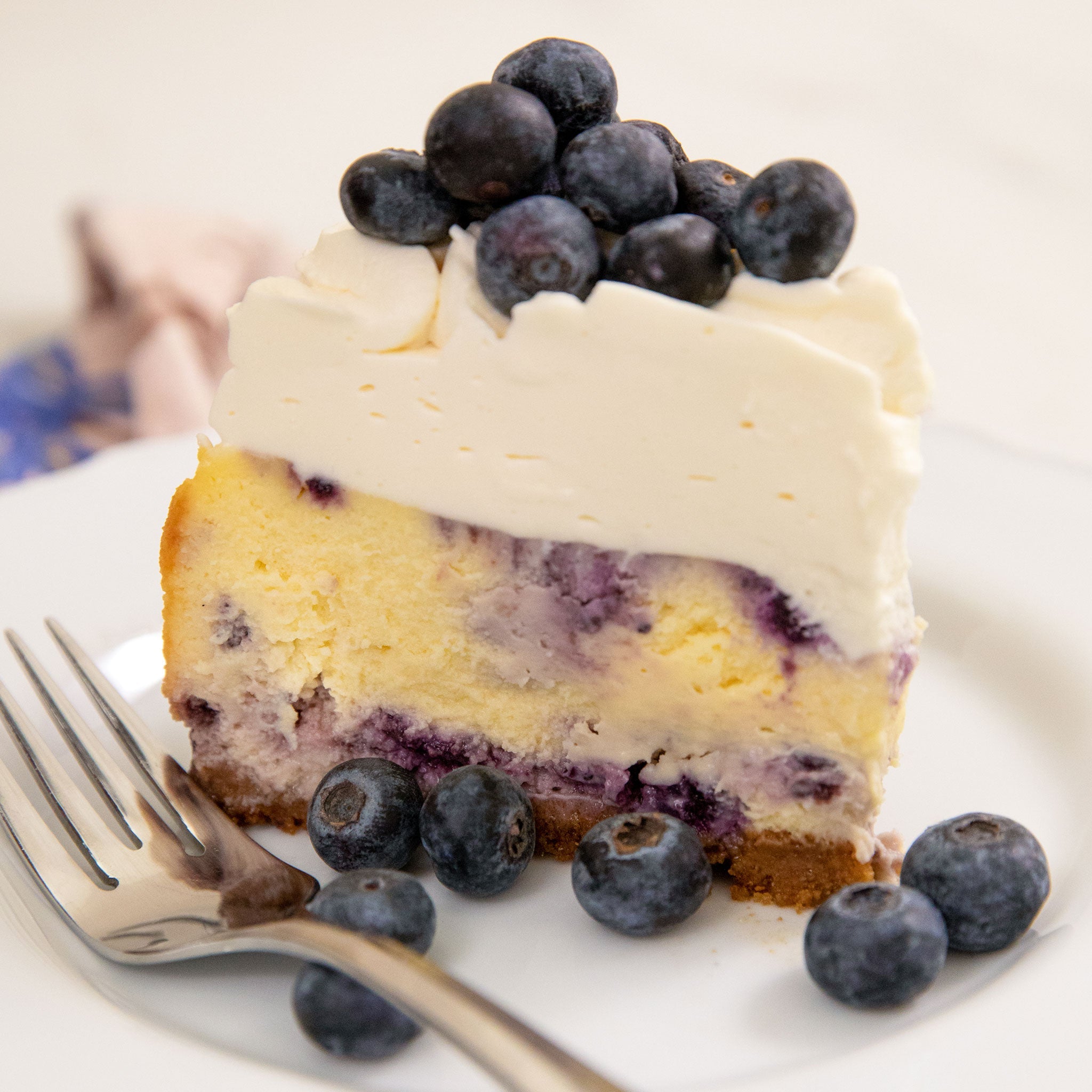 Blueberry Swirl Cheesecake Recipe – Magnolia