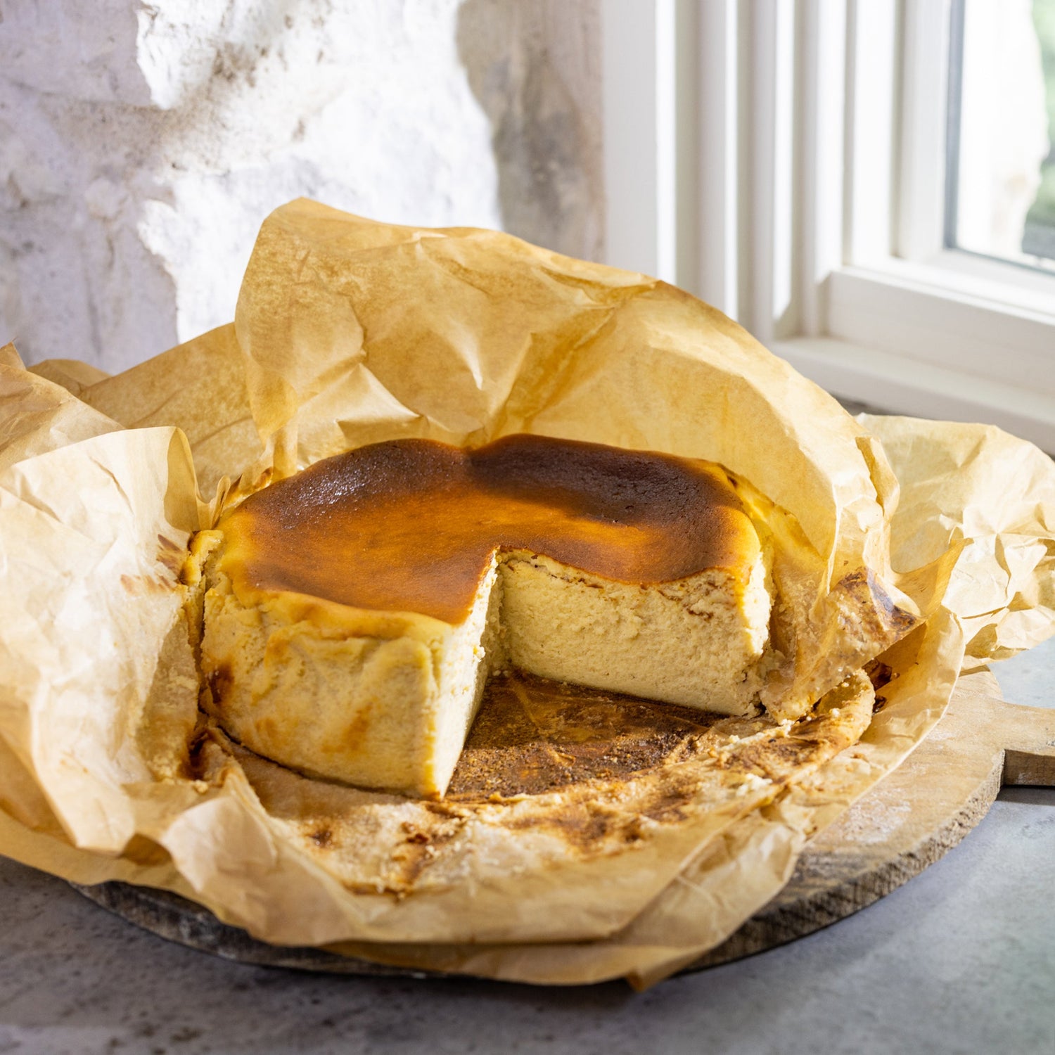 Brandied Pumpkin Basque-Style Cheesecake Recipe – Magnolia