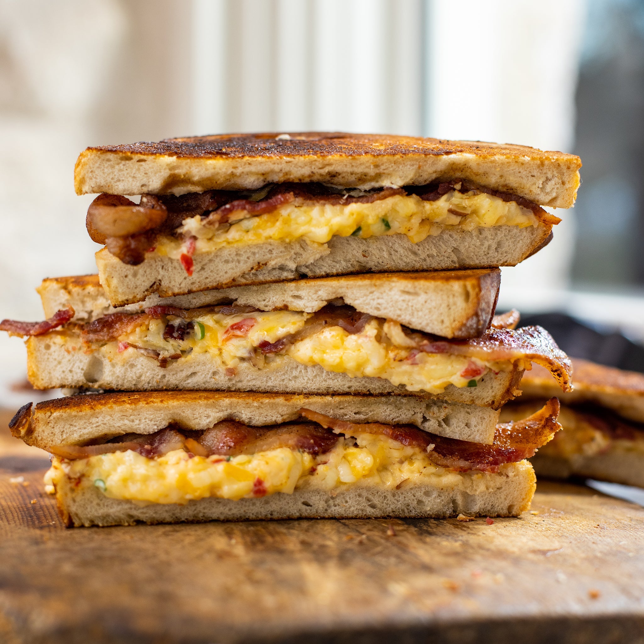 Brick Paninis: Turkey & Roasted Red Pepper, Pimento & Bacon Recipe ...