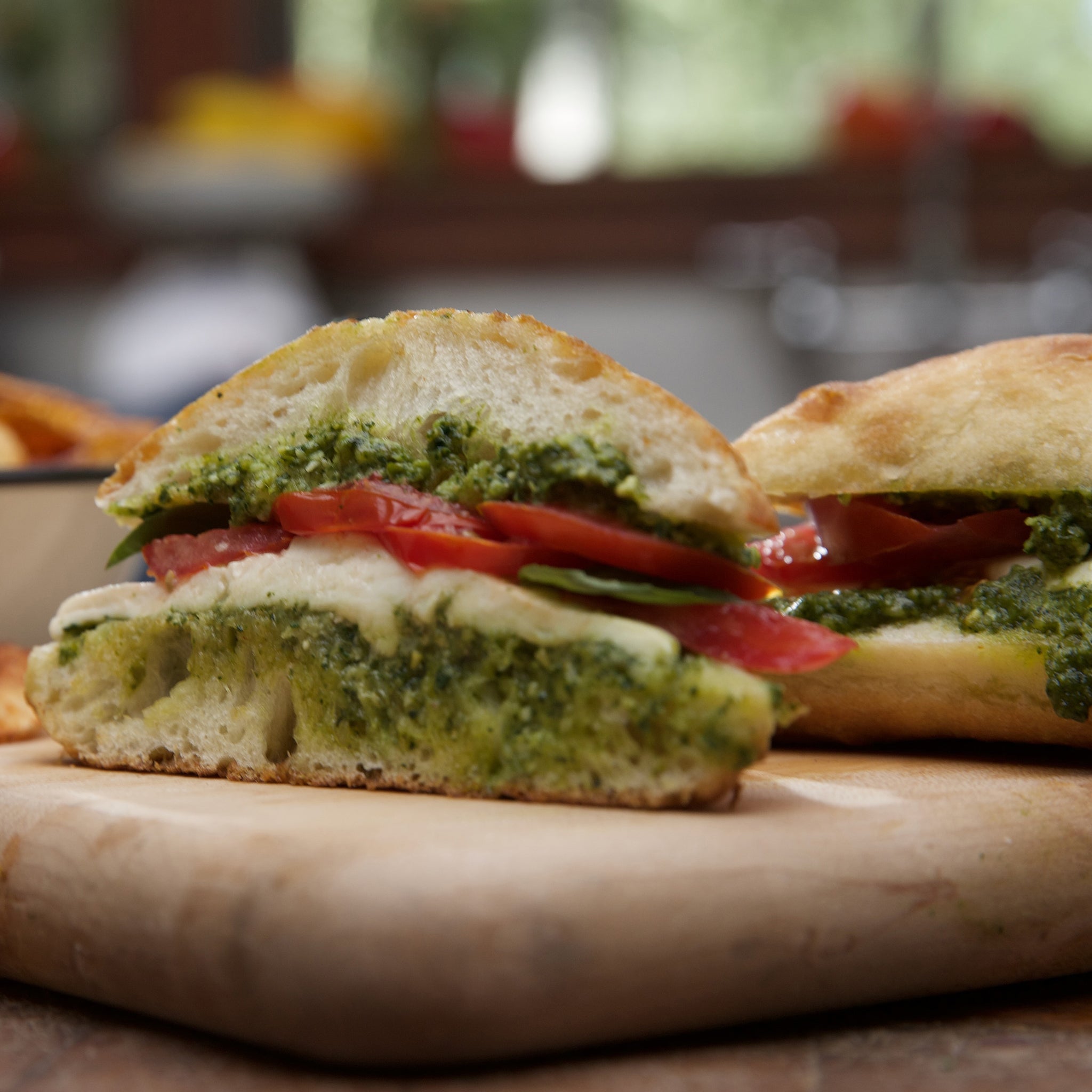 Pesto Caprese Sandwiches with Balsamic Glaze Recipe – Magnolia