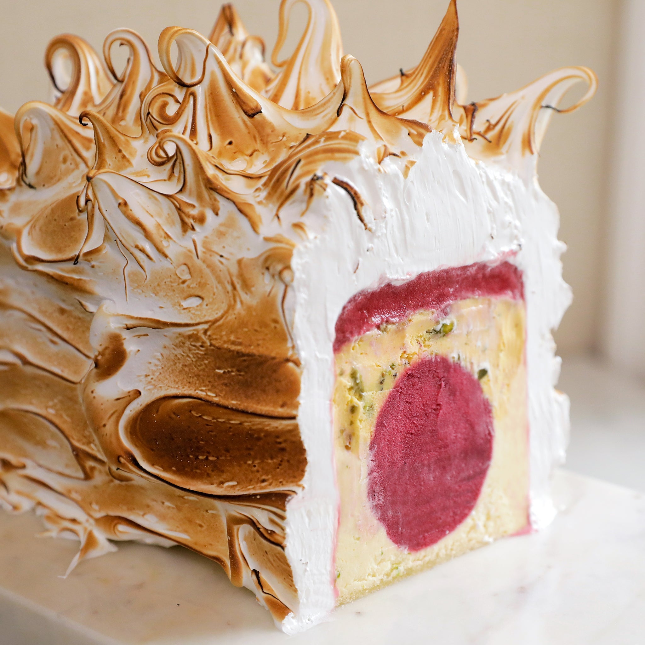 Raspberry-Lime Baked Alaska Recipe – Magnolia