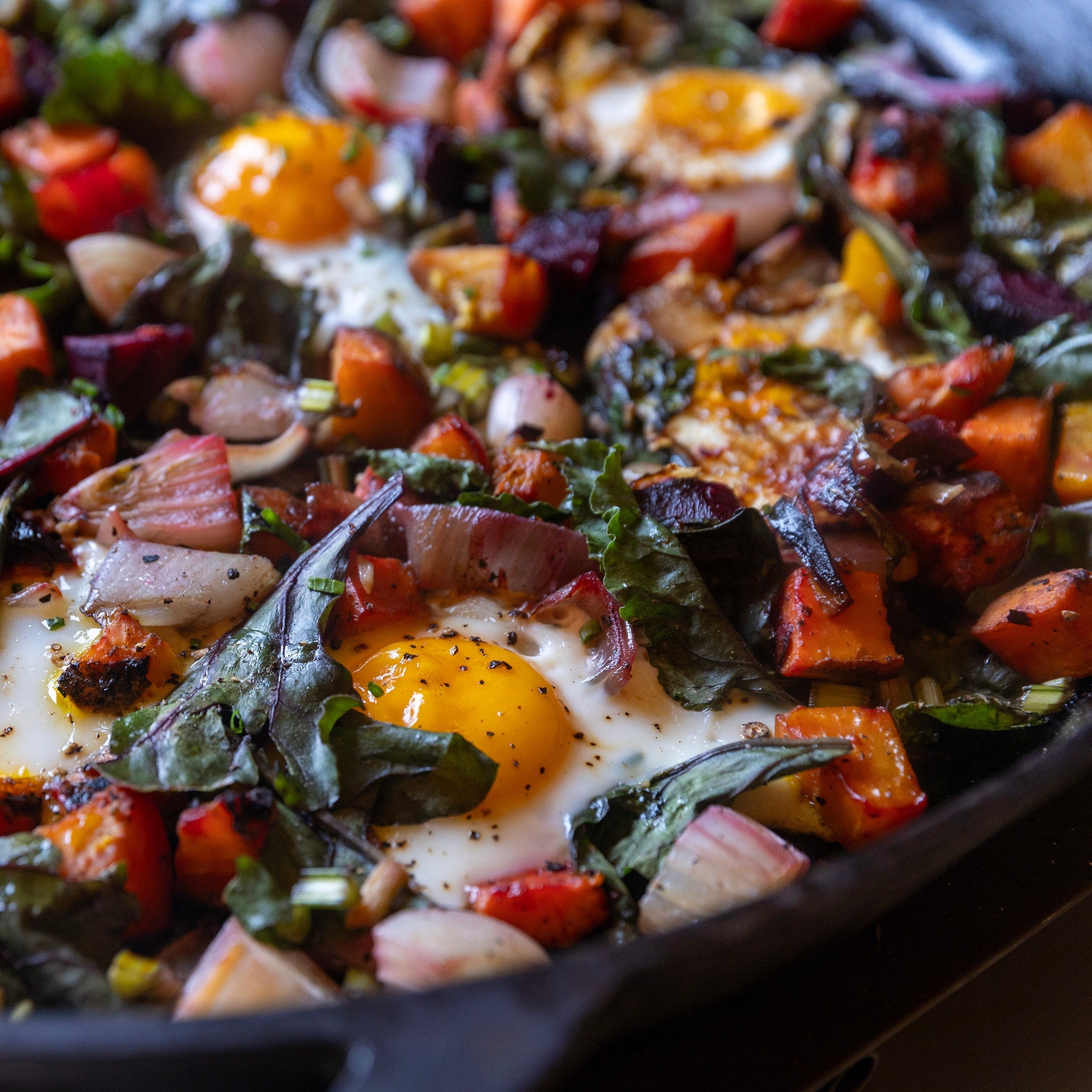 Roasted Beet and Sweet Potato Hash Recipe – Magnolia