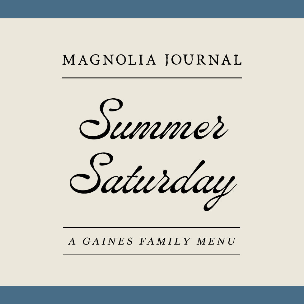From the Journal: Summer Saturday – Magnolia