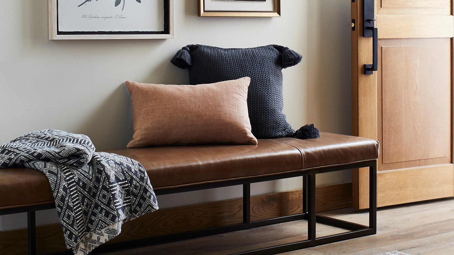 Indoor Decorative Benches: Wood & Upholstered | Magnolia