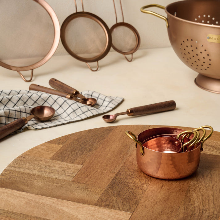 Walnut and Copper Measuring Spoons – Magnolia
