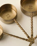 Antique Brass Twisted Measuring Cups – Magnolia