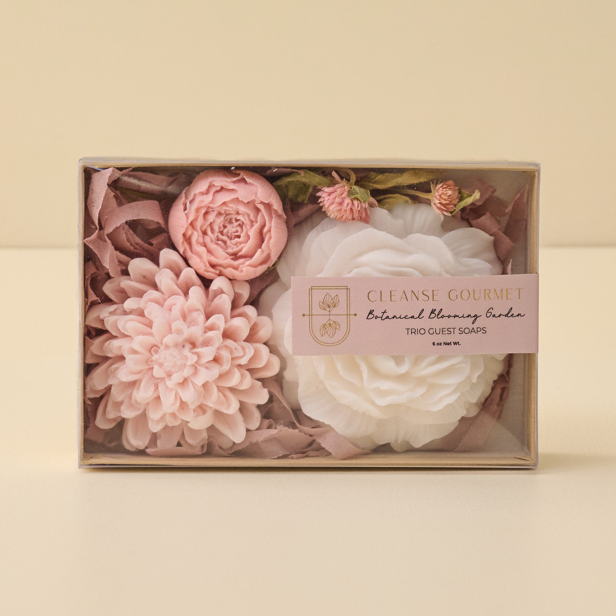 Cleanse Gourmet Botanical Guest Soap Set – Magnolia