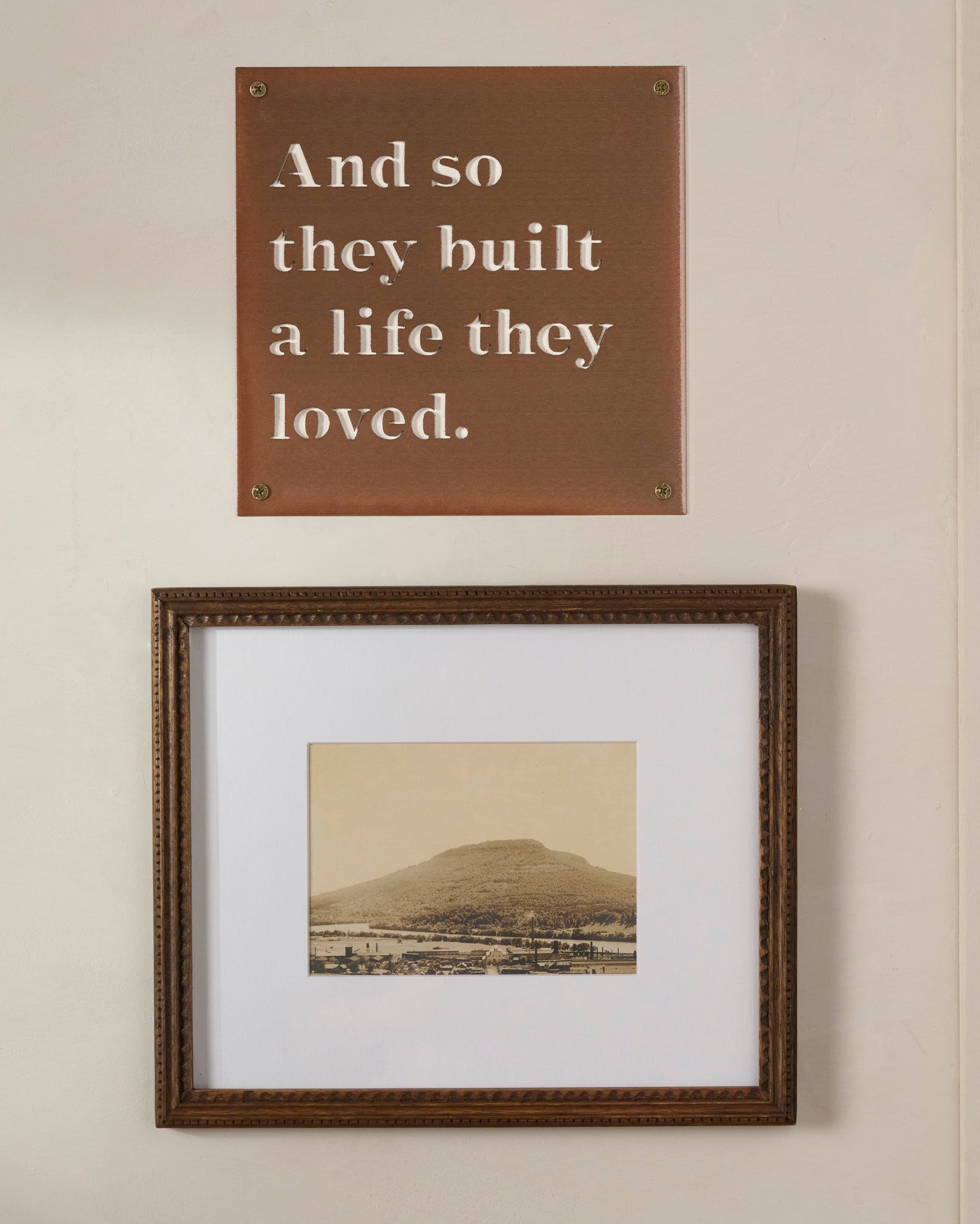 And So They Built A Life They Loved Sign – Magnolia