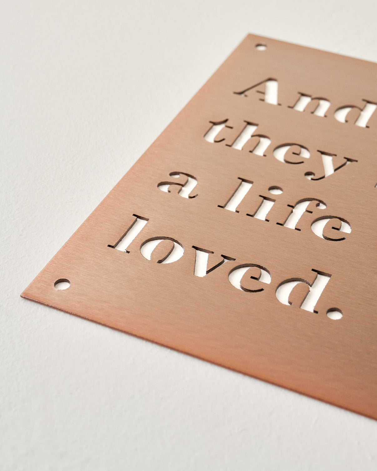 And So They Built A Life They Loved Sign – Magnolia