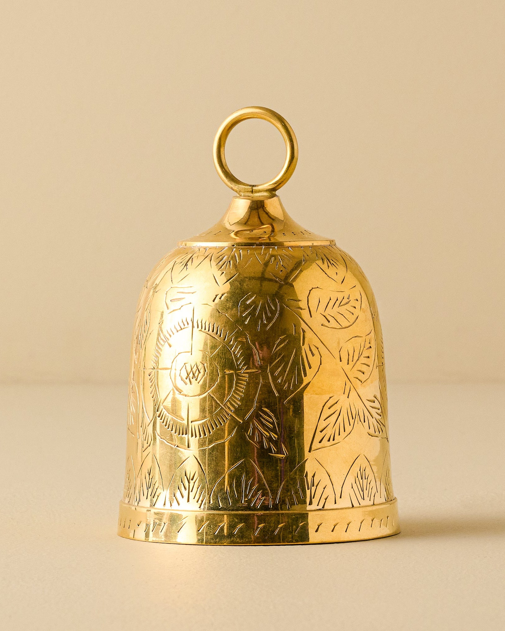 Gigi Etched Brass Bell – Magnolia