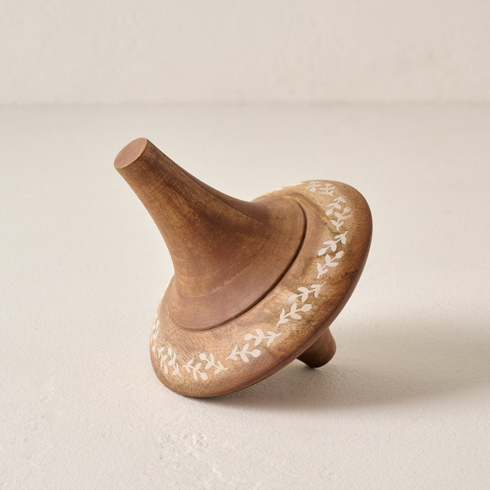 Etched Wood Spinner – Magnolia