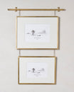 Colleen Brass Rail Double Picture Frame – Magnolia