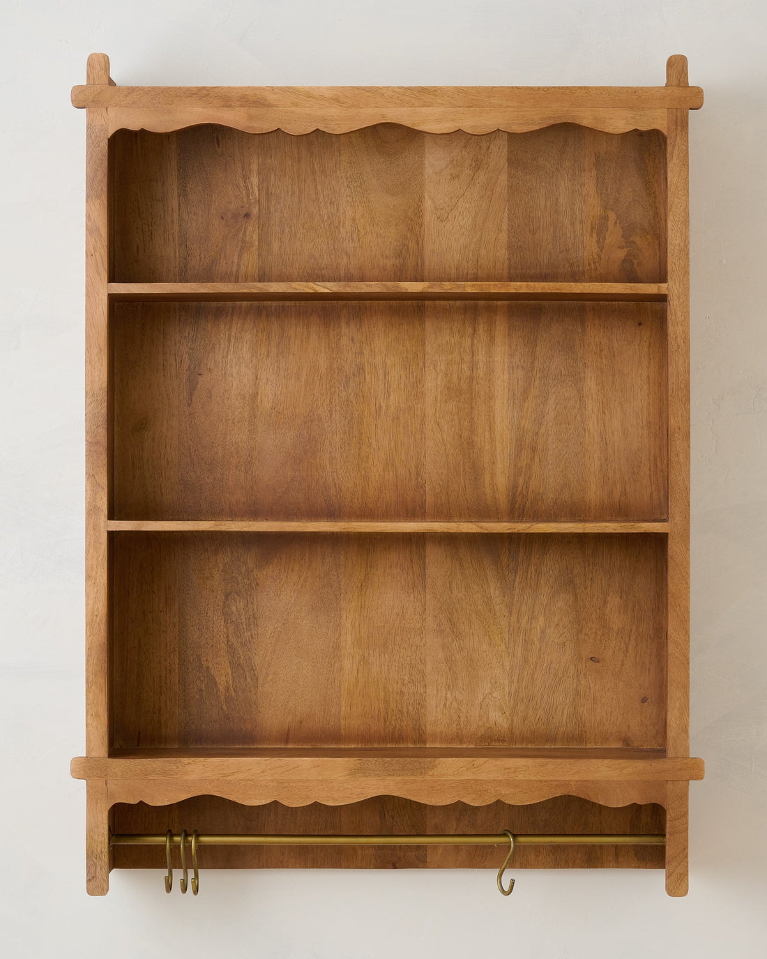 Daphne Wooden Wall Shelf – Magnolia