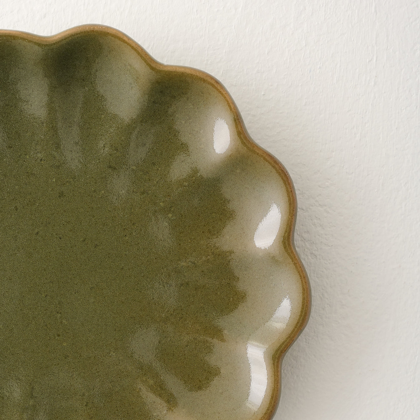 Sage Scalloped Edge Coaster Set of Four – Magnolia