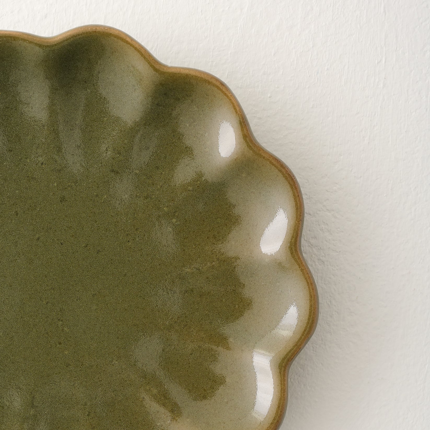 Sage Scalloped Edge Coaster Set of Four – Magnolia