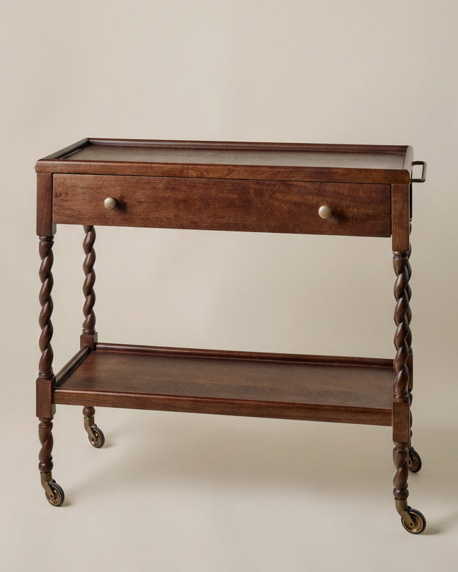 Barley Twist Bar Cart – Magnolia