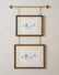 Colleen Wood and Brass Rail Double Picture Frame – Magnolia