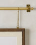 Colleen Wood and Brass Rail Double Picture Frame – Magnolia