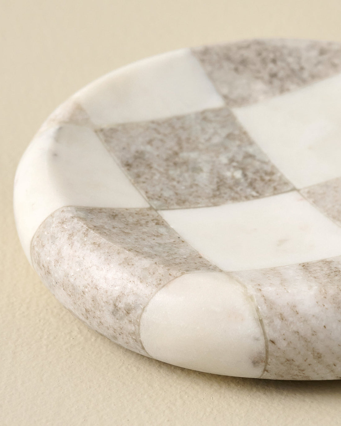 Everett Checkered Marble Trinket Tray – Magnolia