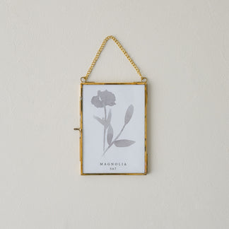Josie Hanging Brass Photo Frame – Magnolia