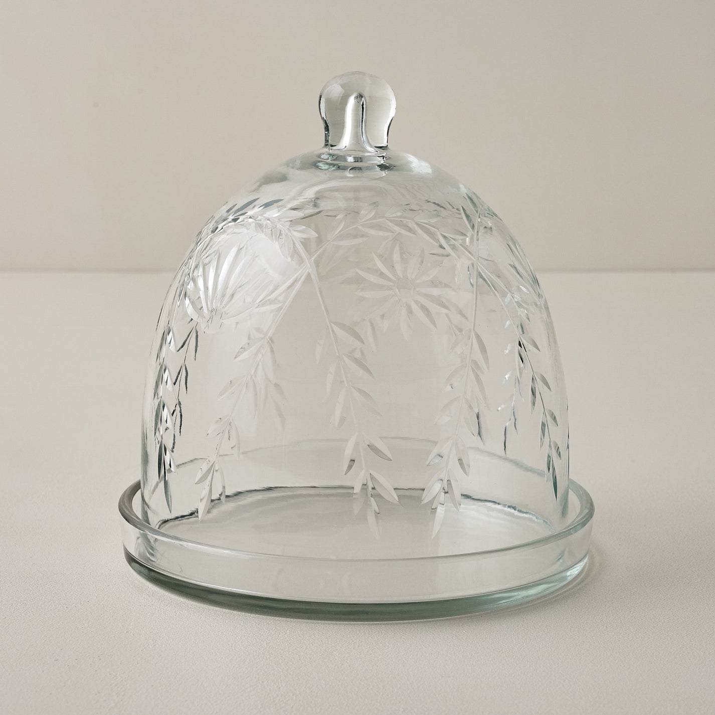 Vivian Cut Glass Candle Cloche – Magnolia