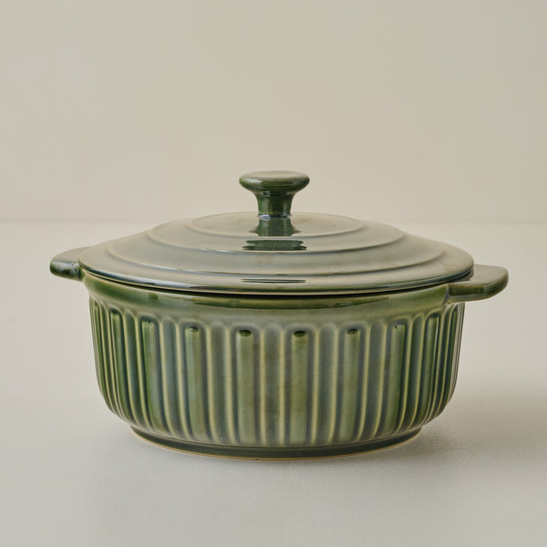 The Cottage Collection Forest Green Baking Dish with Lid – Magnolia