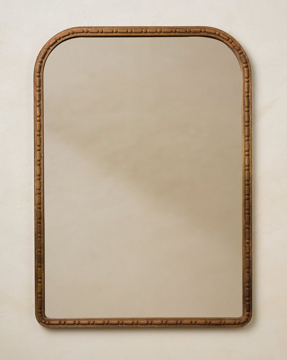 Nicolette Arched Wood Mirror – Magnolia