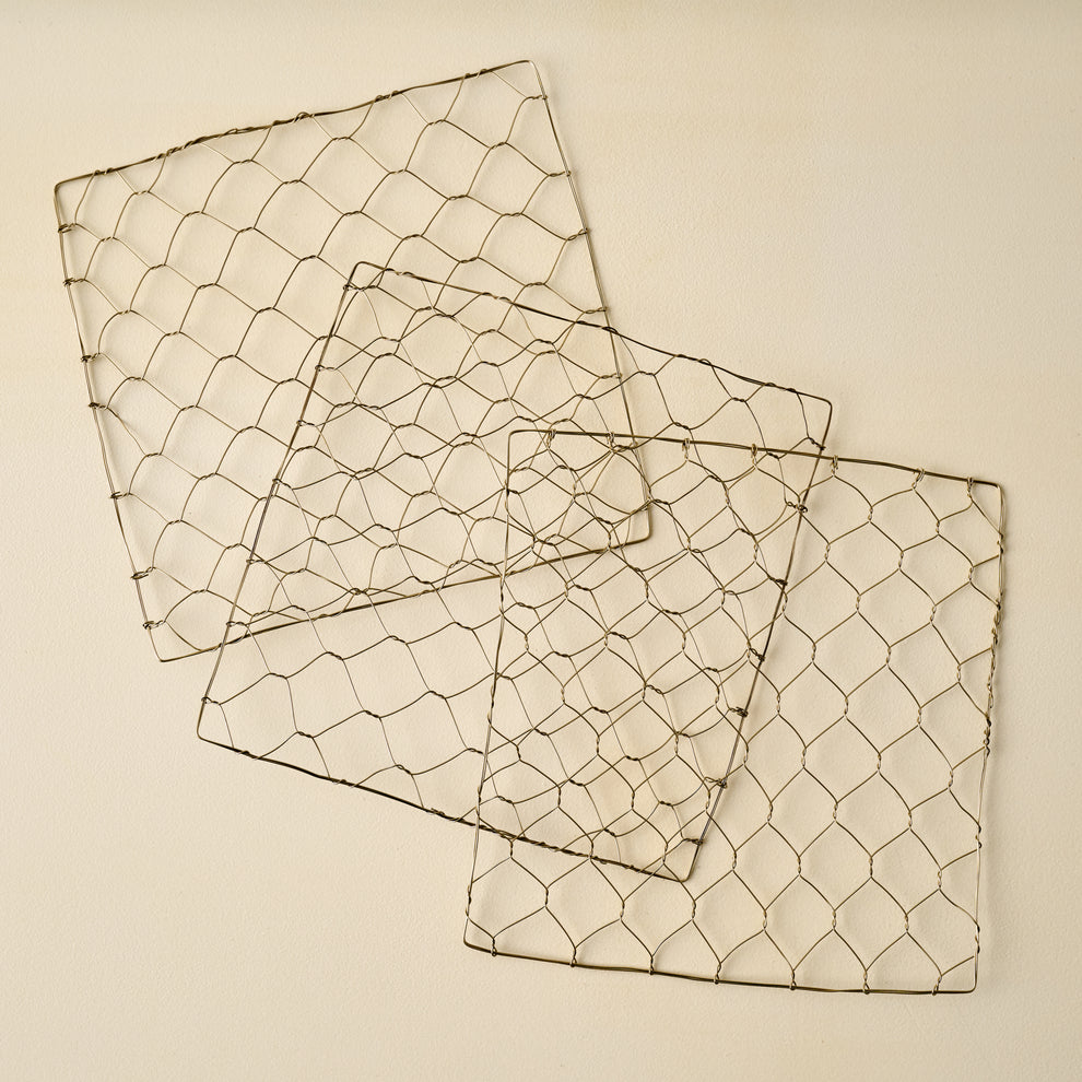 Brass Wire Flower Frog, Set of 3 – Magnolia