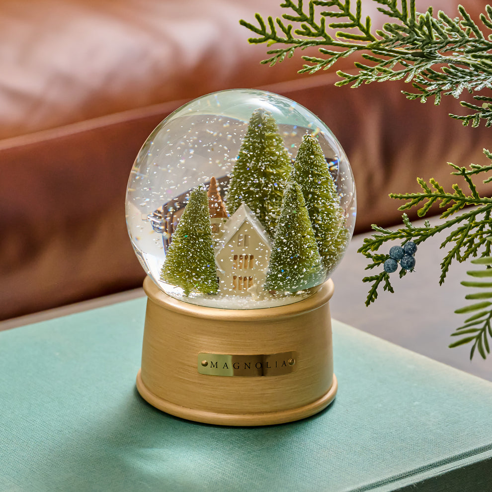 Magnolia Chapel Snow Globe