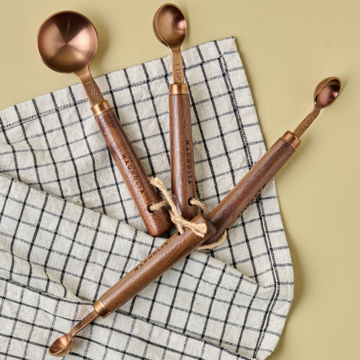 Walnut and Copper Measuring Spoons – Magnolia