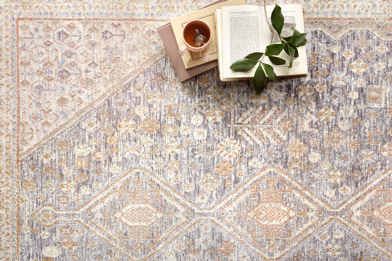 Carlisle Blue Ivory Rug – Magnolia
