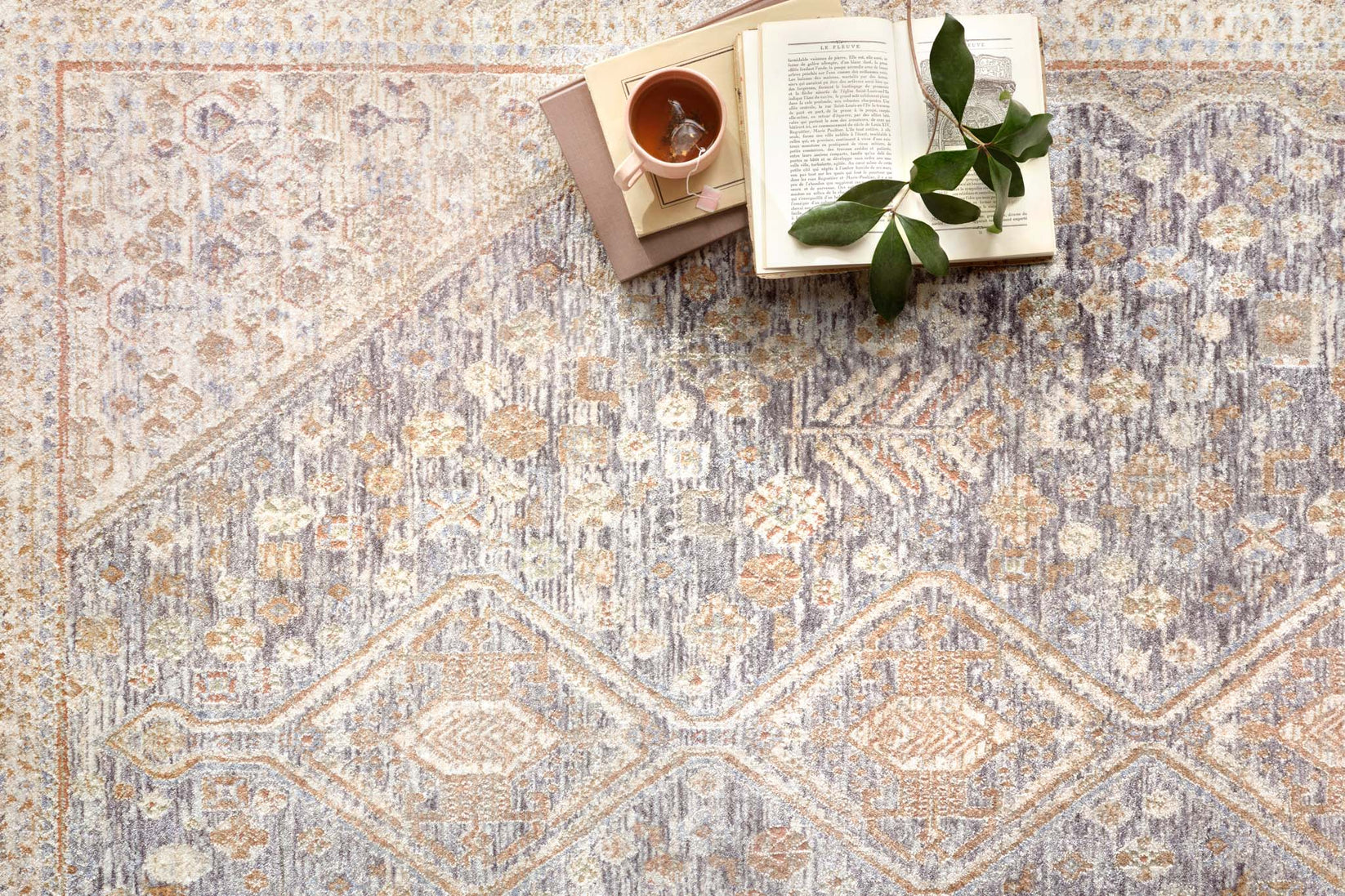 Carlisle Blue Ivory Rug – Magnolia