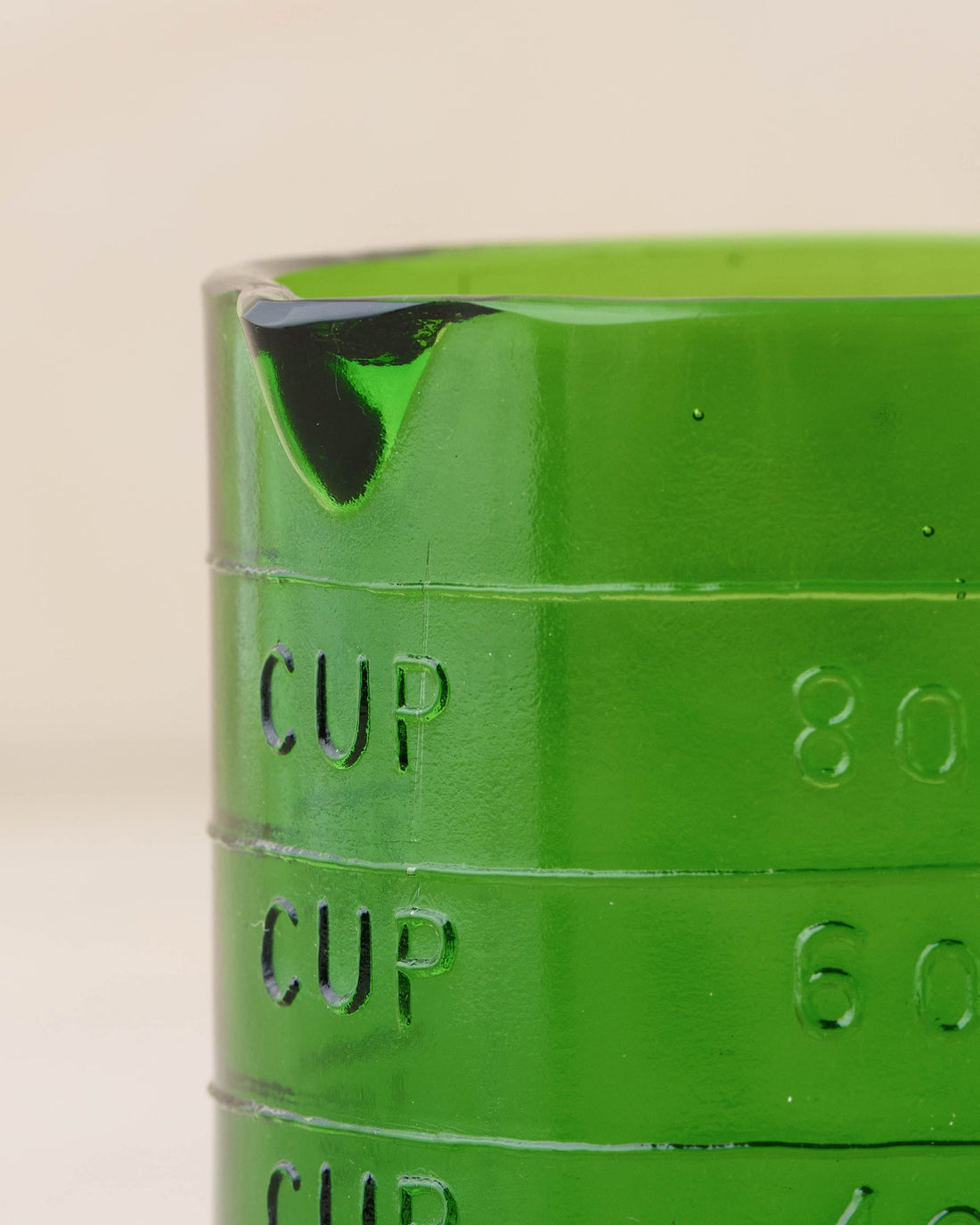 Green Glass One Cup Measuring Cup – Magnolia