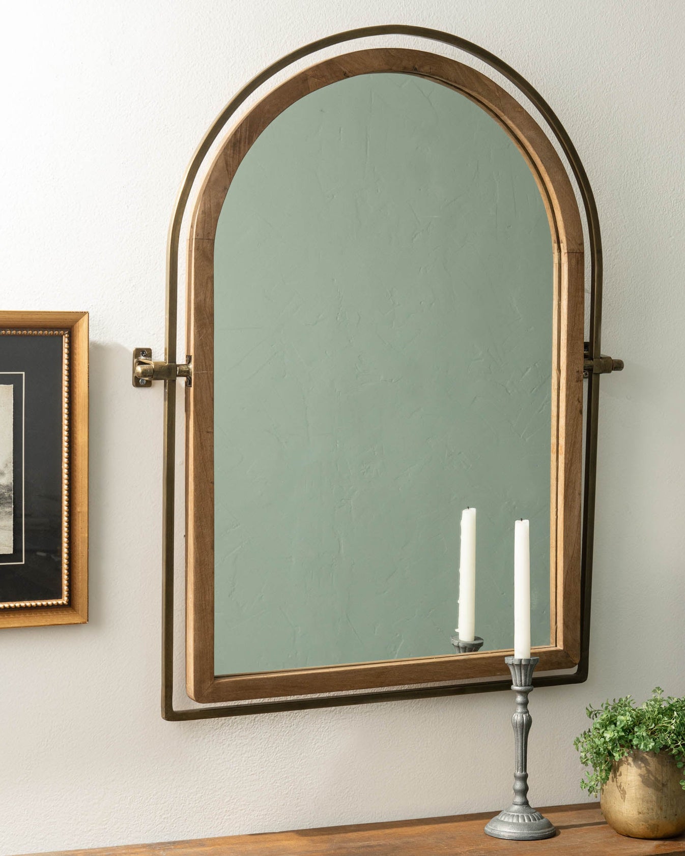 Flora Arched Mirror – Magnolia