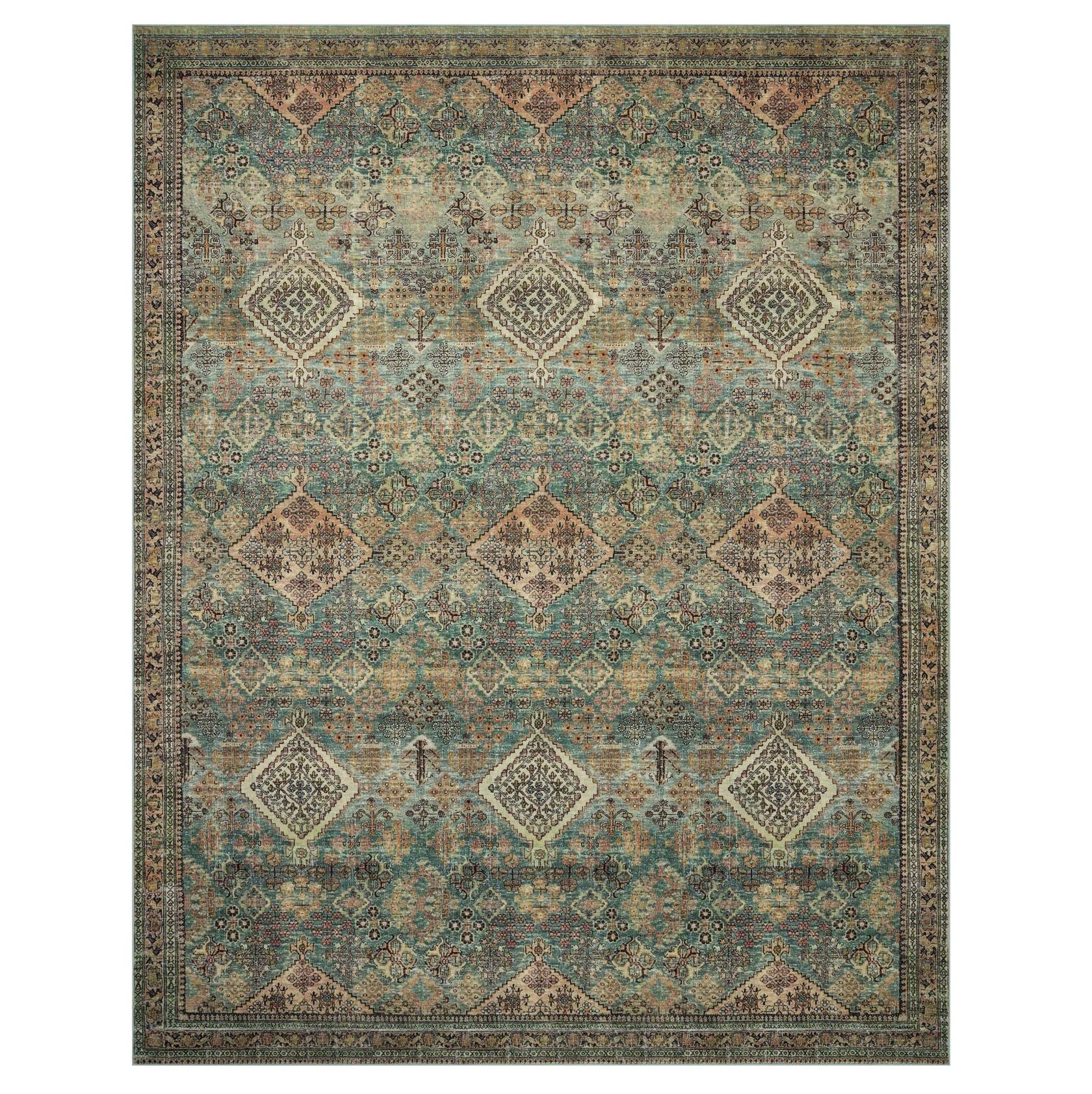 Sinclair Turquoise Multi Rug – Magnolia