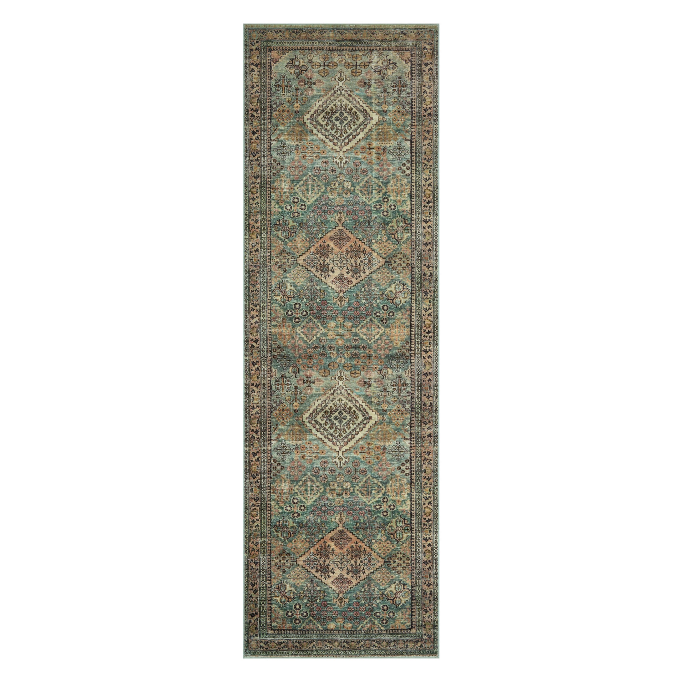 Sinclair Turquoise Multi Rug – Magnolia