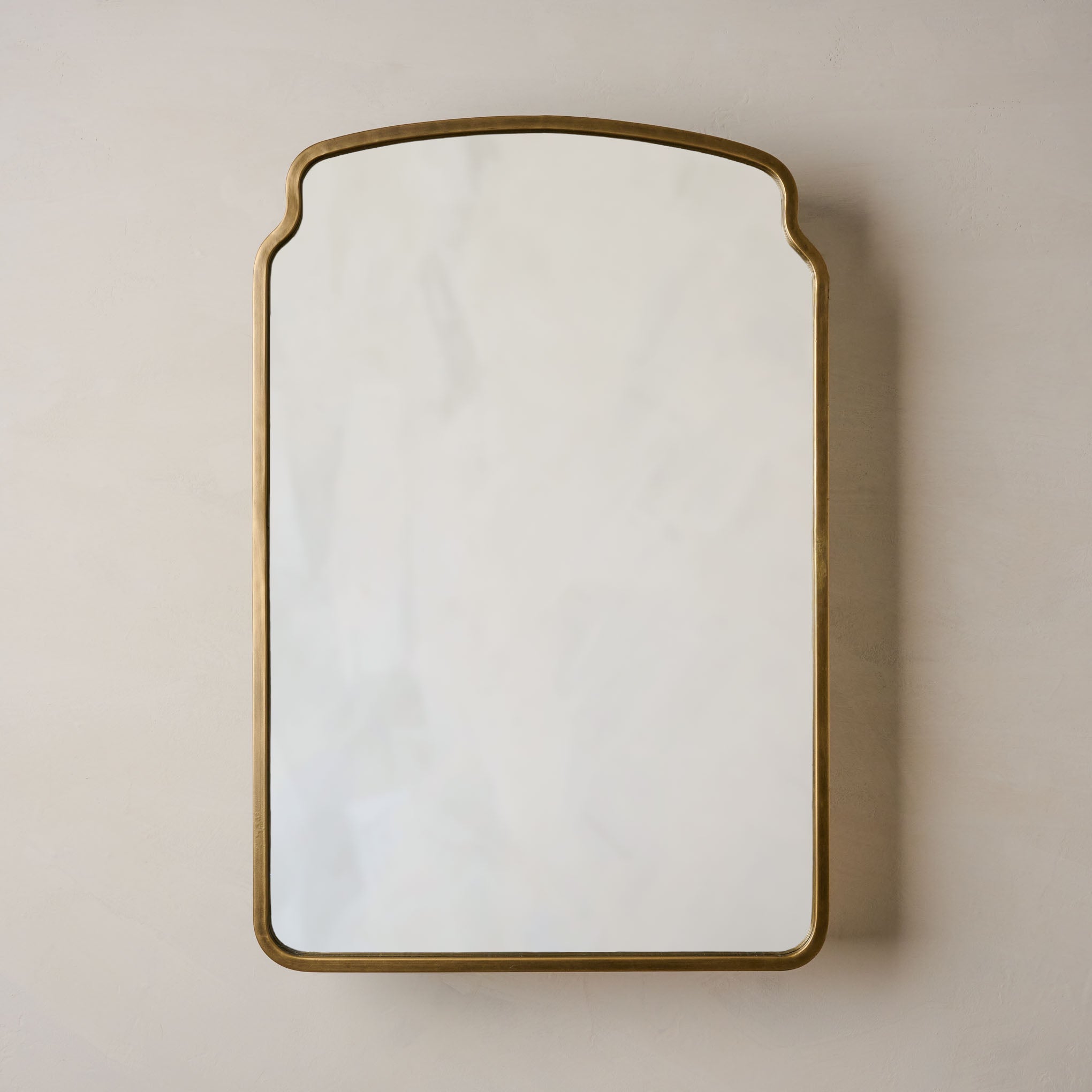 June Medicine Cabinet Antique Brass Magnolia